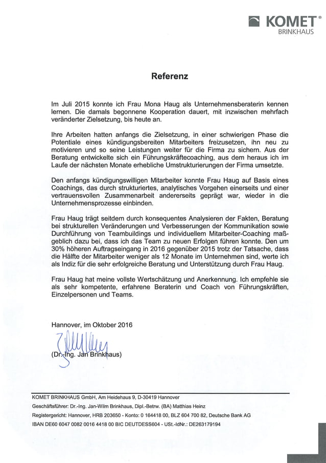 Referenz CEO Komet Brinkhaus | PDF