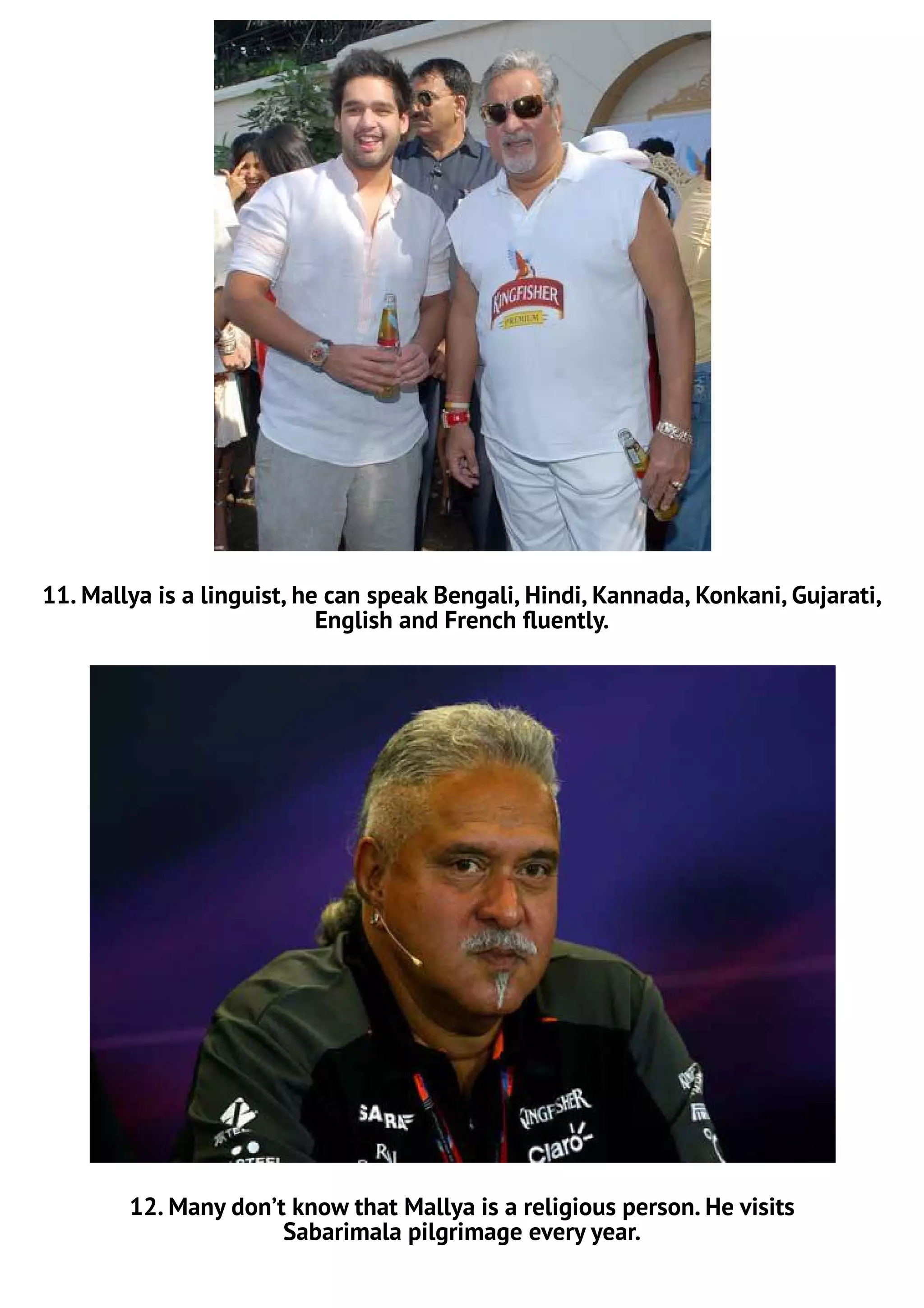 19 facts you didn't know about 'liquor tycoon' vijay mallya ...