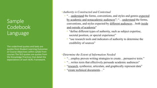 Where Does Information Literacy Fit? Mapping the Core | PPT