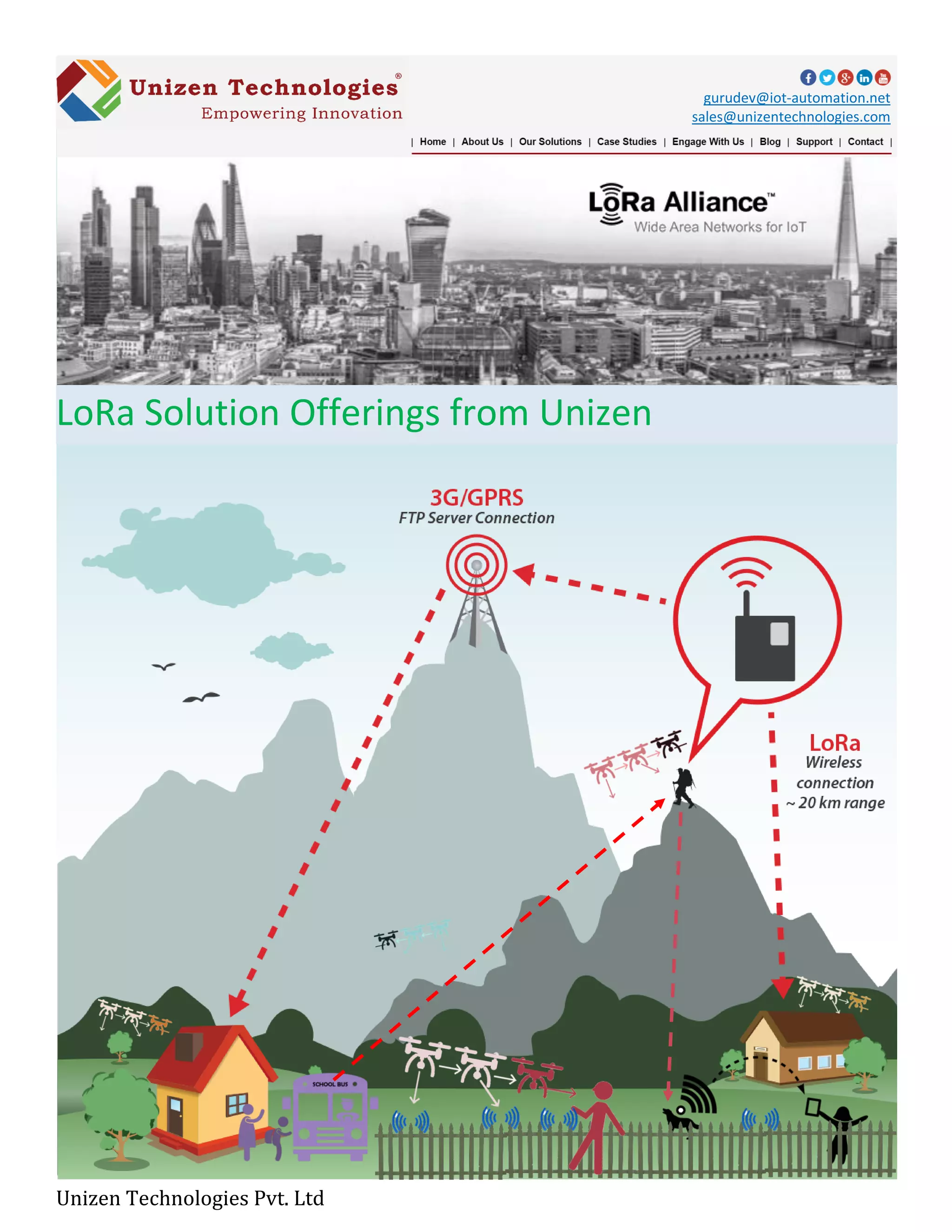 Unizen LORA Flyer | PDF