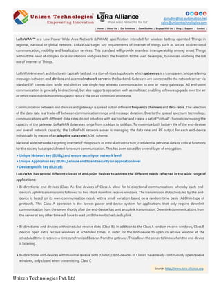 Unizen LORA Flyer | PDF