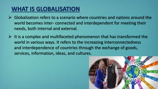 Presentation on GLOBALISATION IN MBA sem | PPTX
