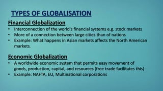 Presentation on GLOBALISATION IN MBA sem | PPTX