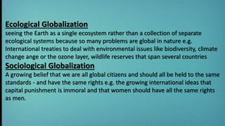 Presentation on GLOBALISATION IN MBA sem | PPTX
