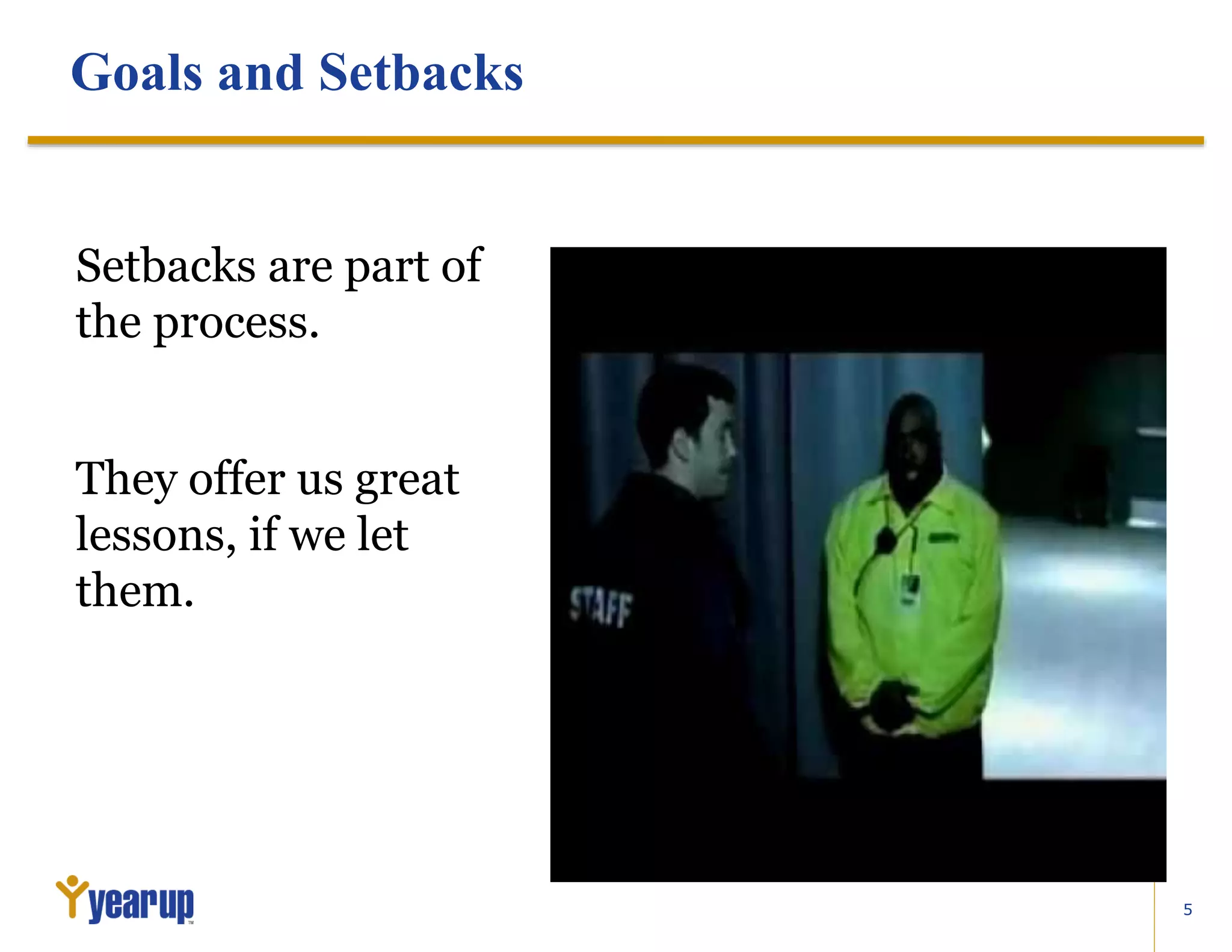 19 goal setting and managing setbacks | PPTX | Resume Writing and ...