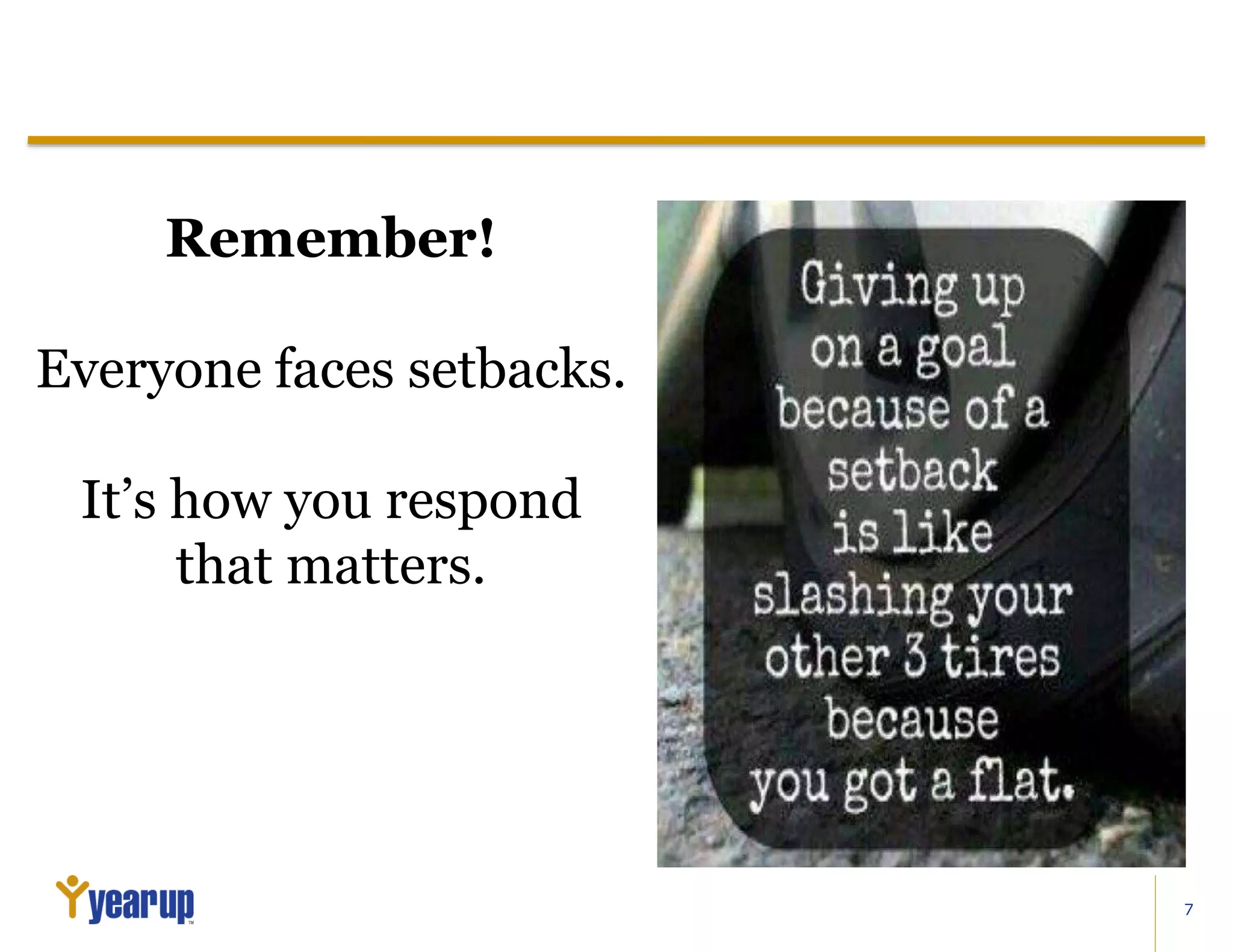 19 goal setting and managing setbacks | PPTX | Resume Writing and ...