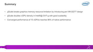 XPDS16: Live scalability for vGPU using gScale - Xiao Zheng, Intel | PPT