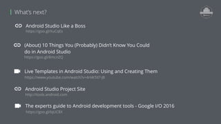 Android Dev Conference 2017 - Produtividade Ninja no Android Studio | PPT