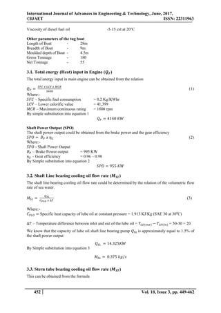 DESIGN CALCULATION FOR EQUIPMENT AND COMPONENTS SPECIFICATION OF ...