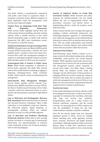 The role of credit risk management in mitigating NPA | PDF