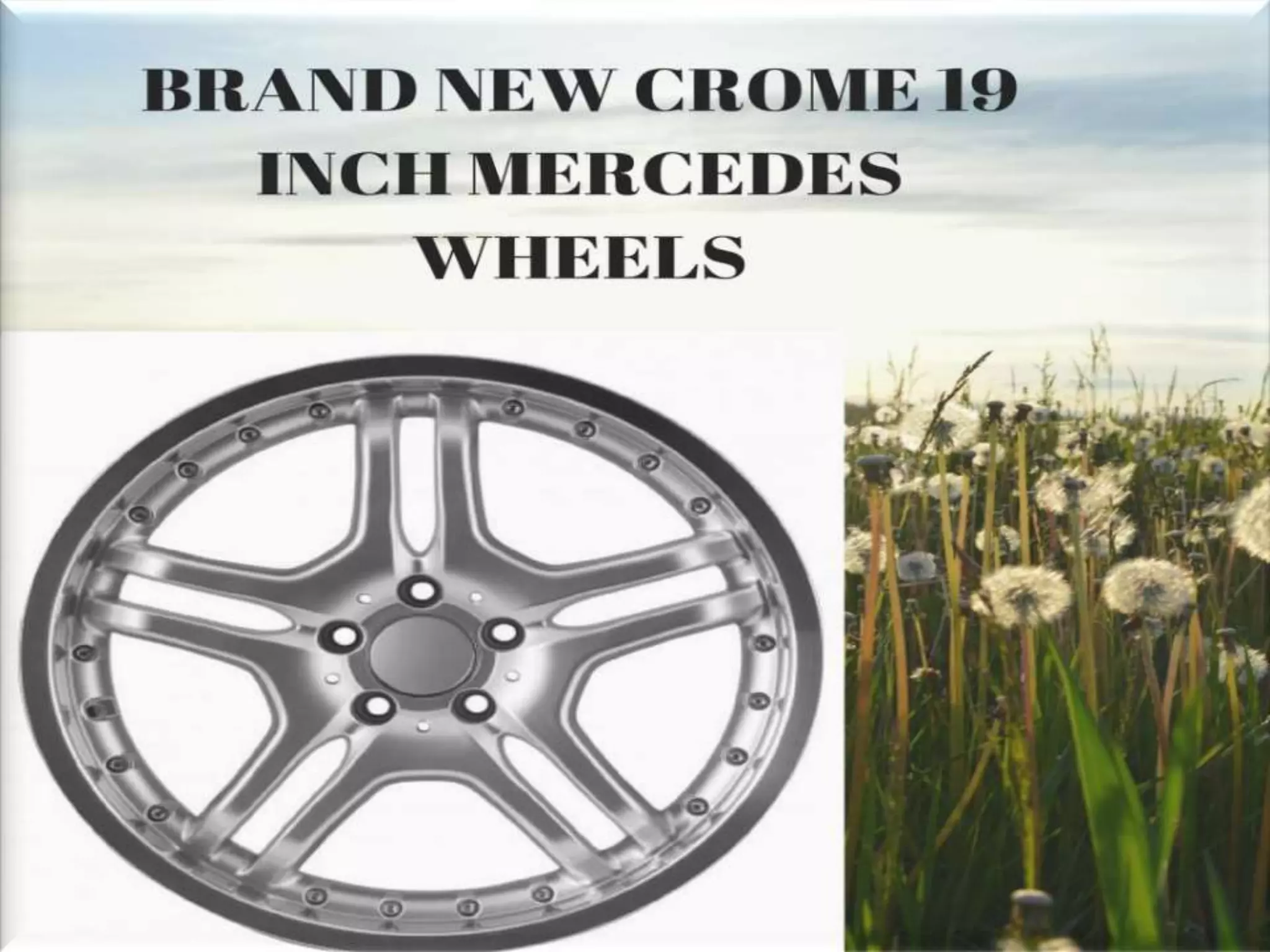 19 inch chrome mercedes benz replica rims hollander | PPT