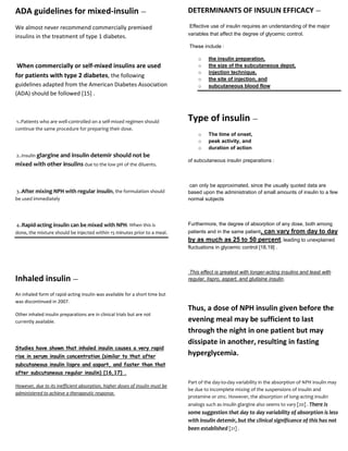 19 Insulin Types | PDF
