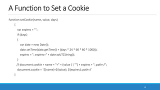 19_JavaScript - Storage_Cookies-tutorial .pptx