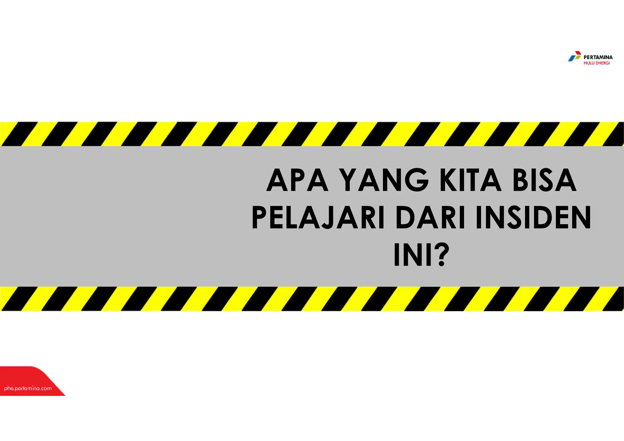 19 juni Safety Alert HFI_Jari Tangan Kiri Terluka Saat Mereposisi Power ...