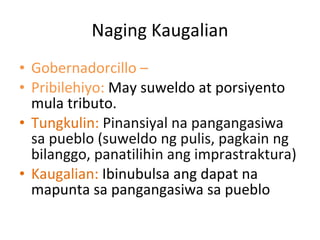 Kolonyalismo-pulitikal na aspeto | PPT