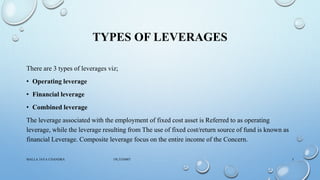 Leverages and its types | PPTX