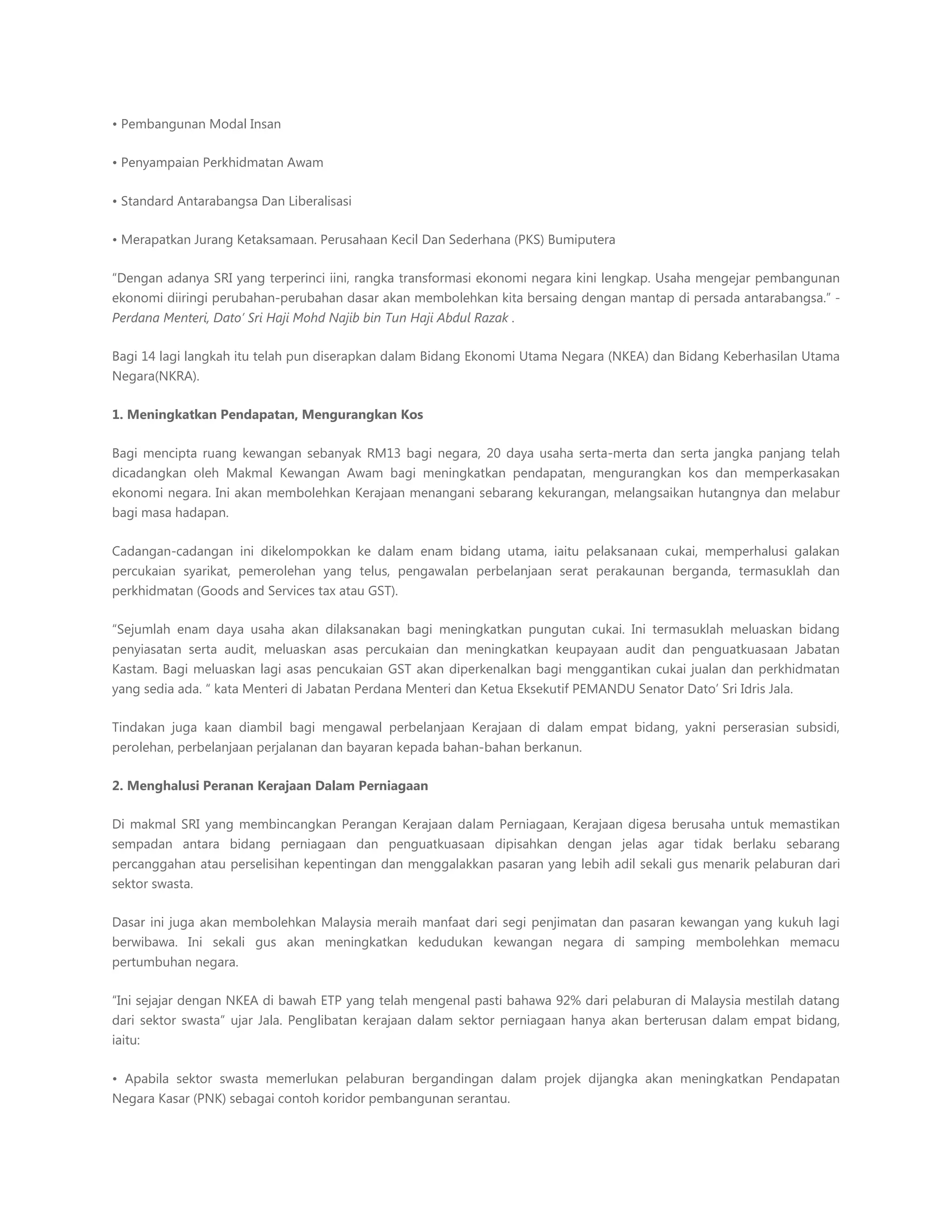 19 lagi projek di bawah etp | DOCX