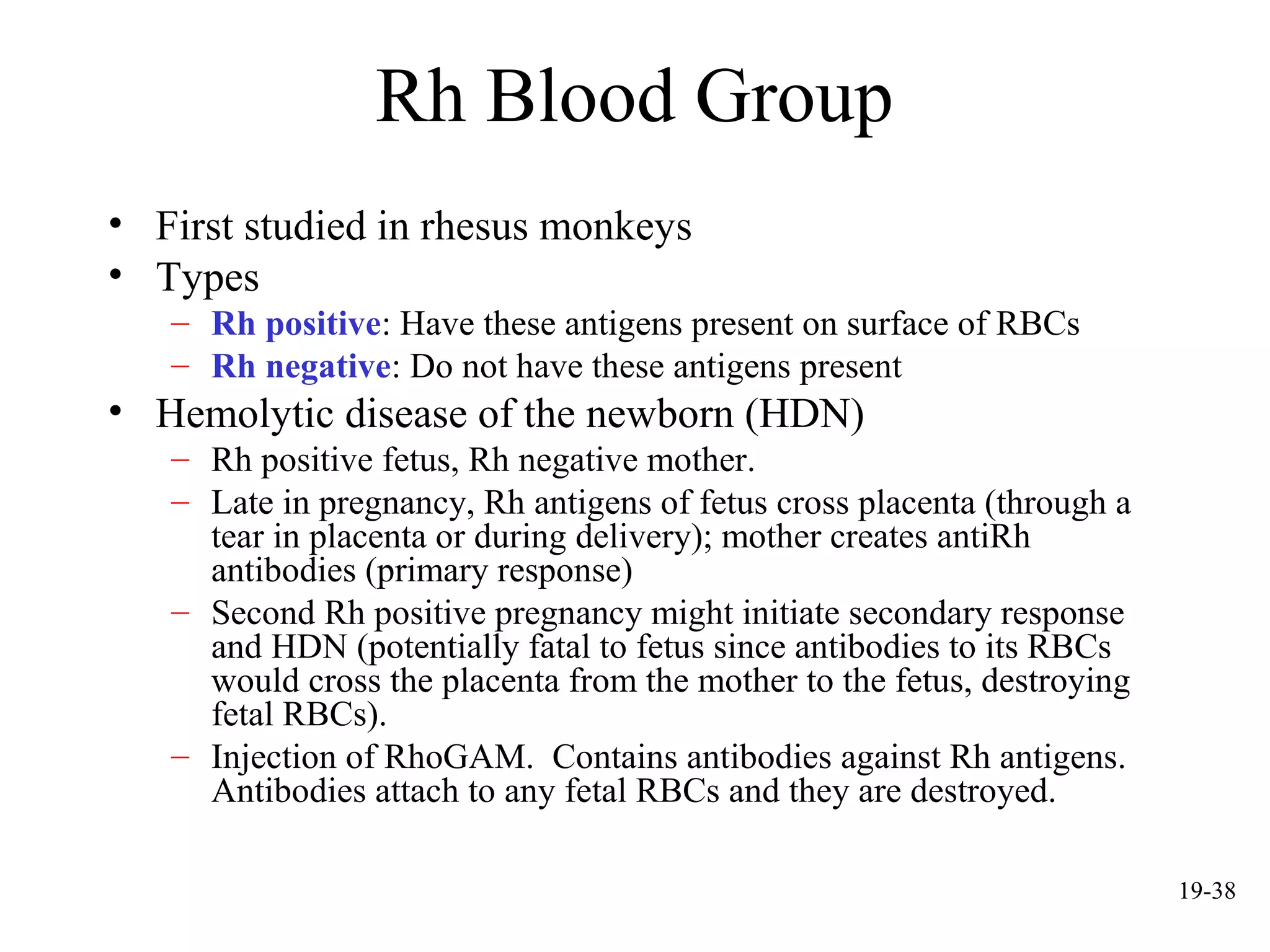 mcgraw hill chapter 19 blood power point | PPT
