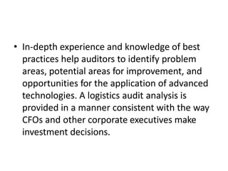 19logisticsaudit-180120081603.pptx