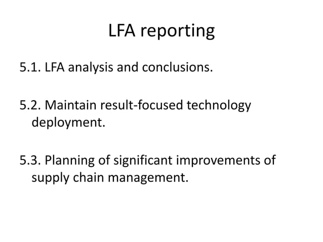 LOGISTICS AUDIT | PPT