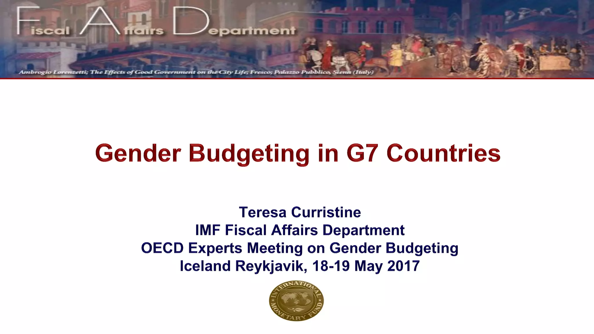 Gender Budgeting and the Sustainable Development Goals (SDGs) - Teresa ...