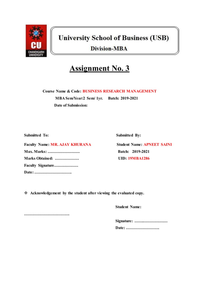 business research management | PDF