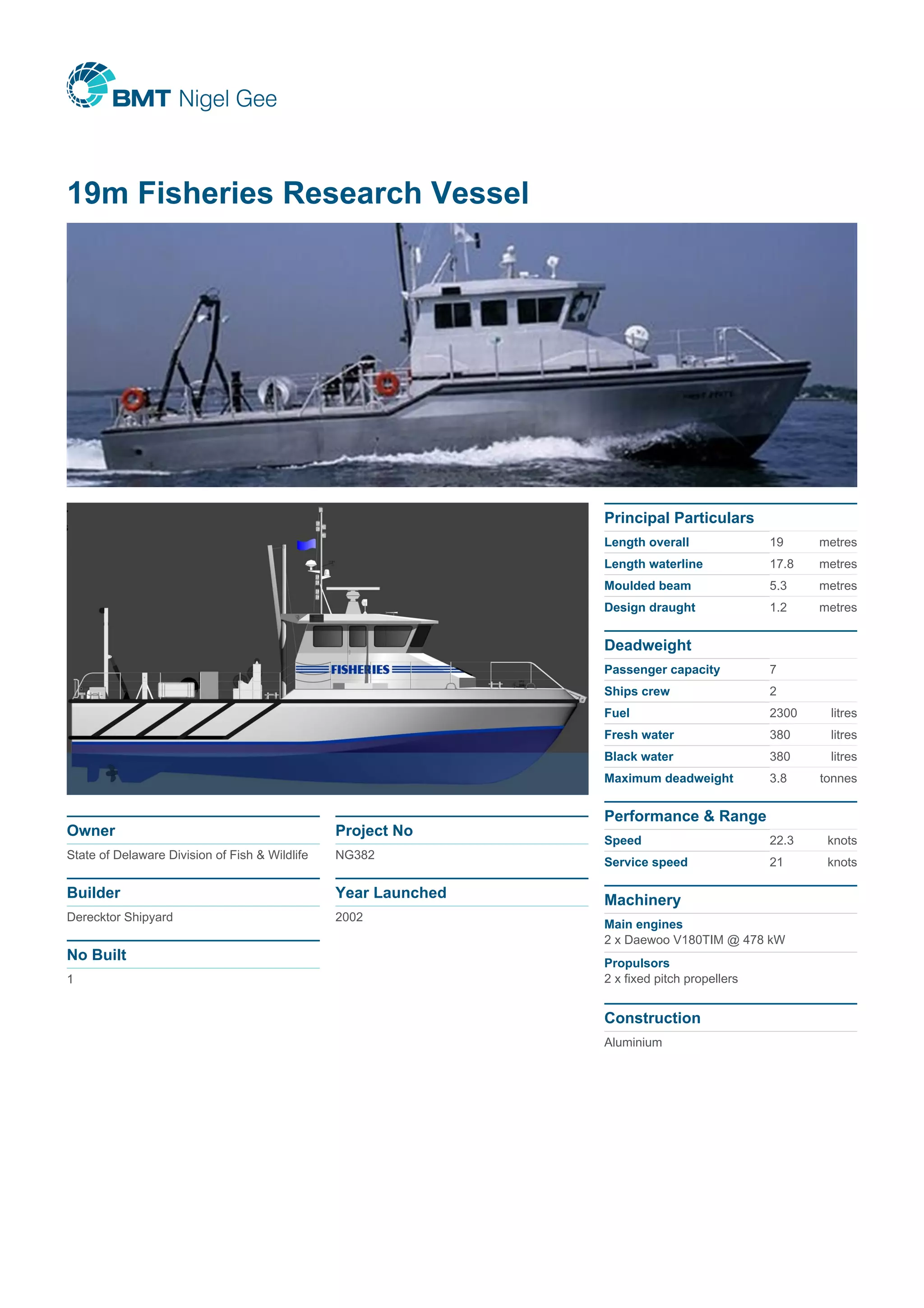 19 m fisheries research vessel v.2 | PDF