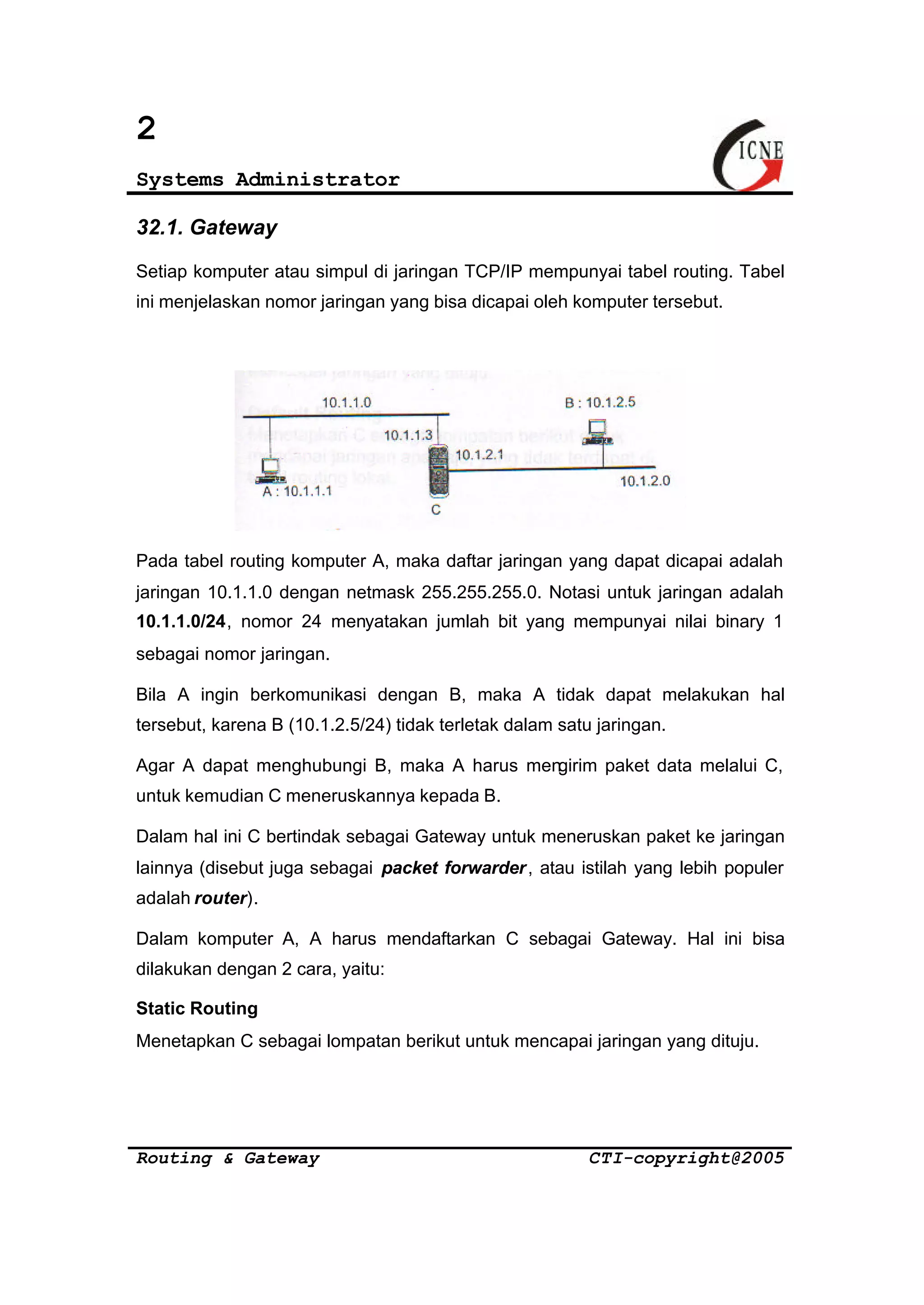 19modul 32 routing-gateway | PDF