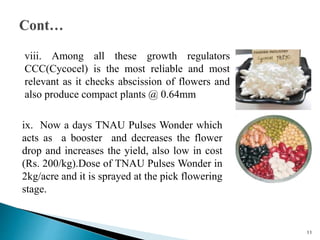 Remedial Measures of Flowers Drop in Pulses as a Result of Ultimate ...