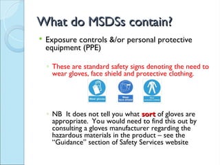 19 MSDS.ppt ( material safety data sheet) | PPT