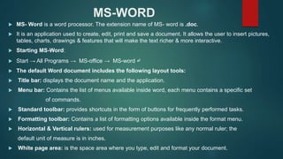 19 MS word.pptx iybvs bscj ghdj shhshhhsh | PPT