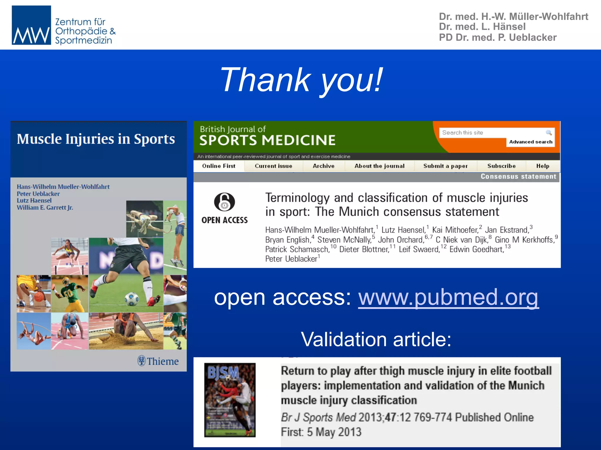 Bryan English - classification of muscle injuries in sport | PDF