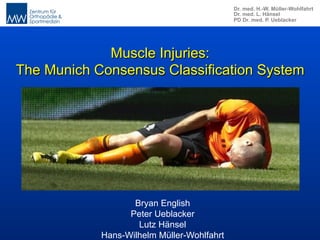 Bryan English - classification of muscle injuries in sport | PDF