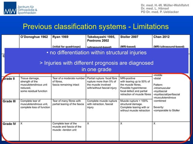 Bryan English - classification of muscle injuries in sport | PDF ...