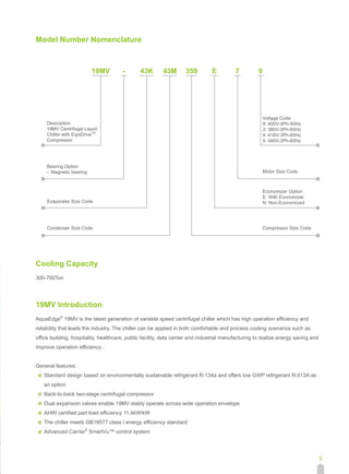 Carrier Water-Cooled Centrifugal Chiller 19MV | PDF