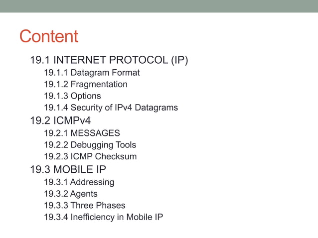 19 Network Layer Protocols | PPTX