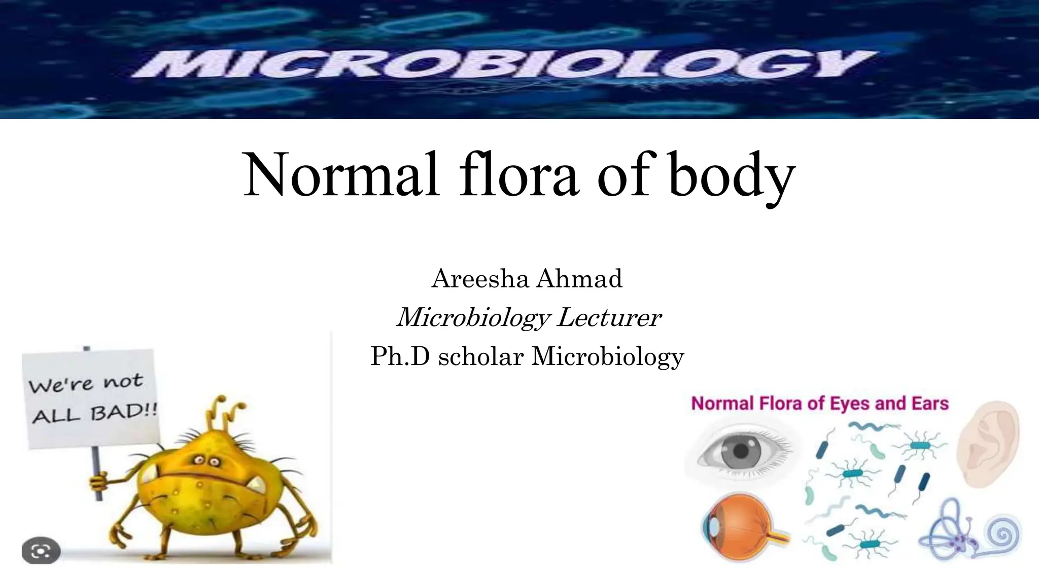 DPT - Normal flora of body | PPT