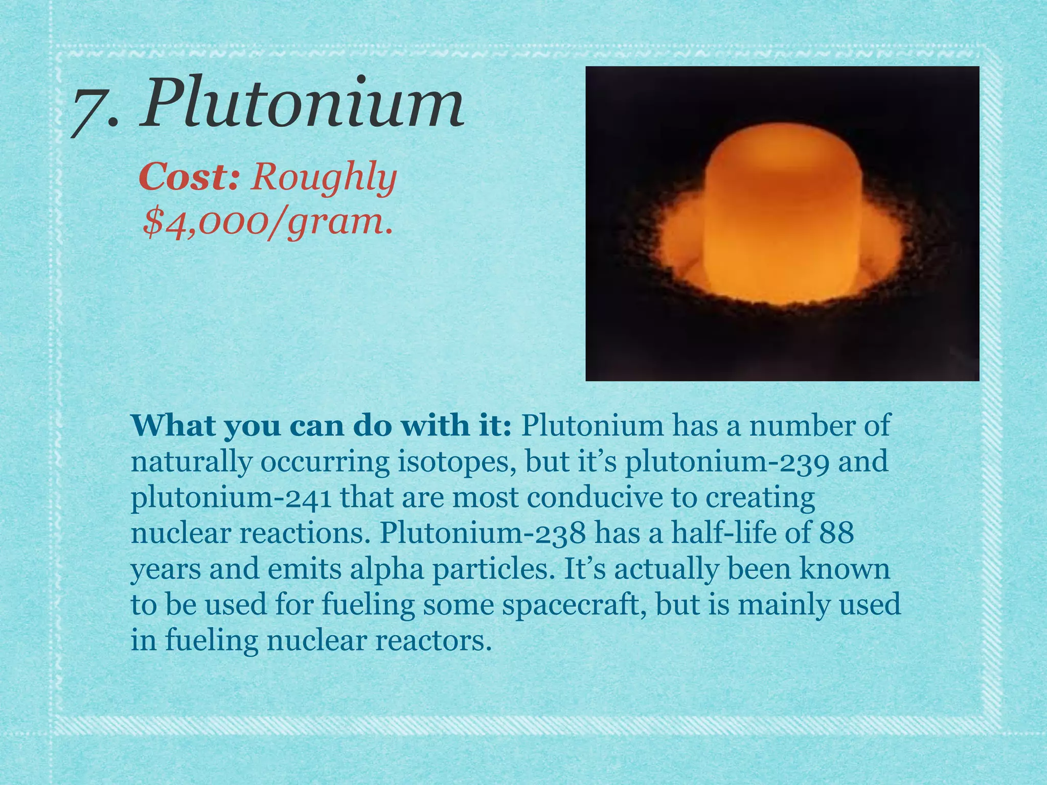 19 of the most expensive substances on earth | PPT