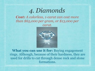 19 of the most expensive substances on earth | PPT