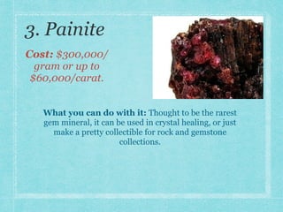 19 of the most expensive substances on earth | PPT