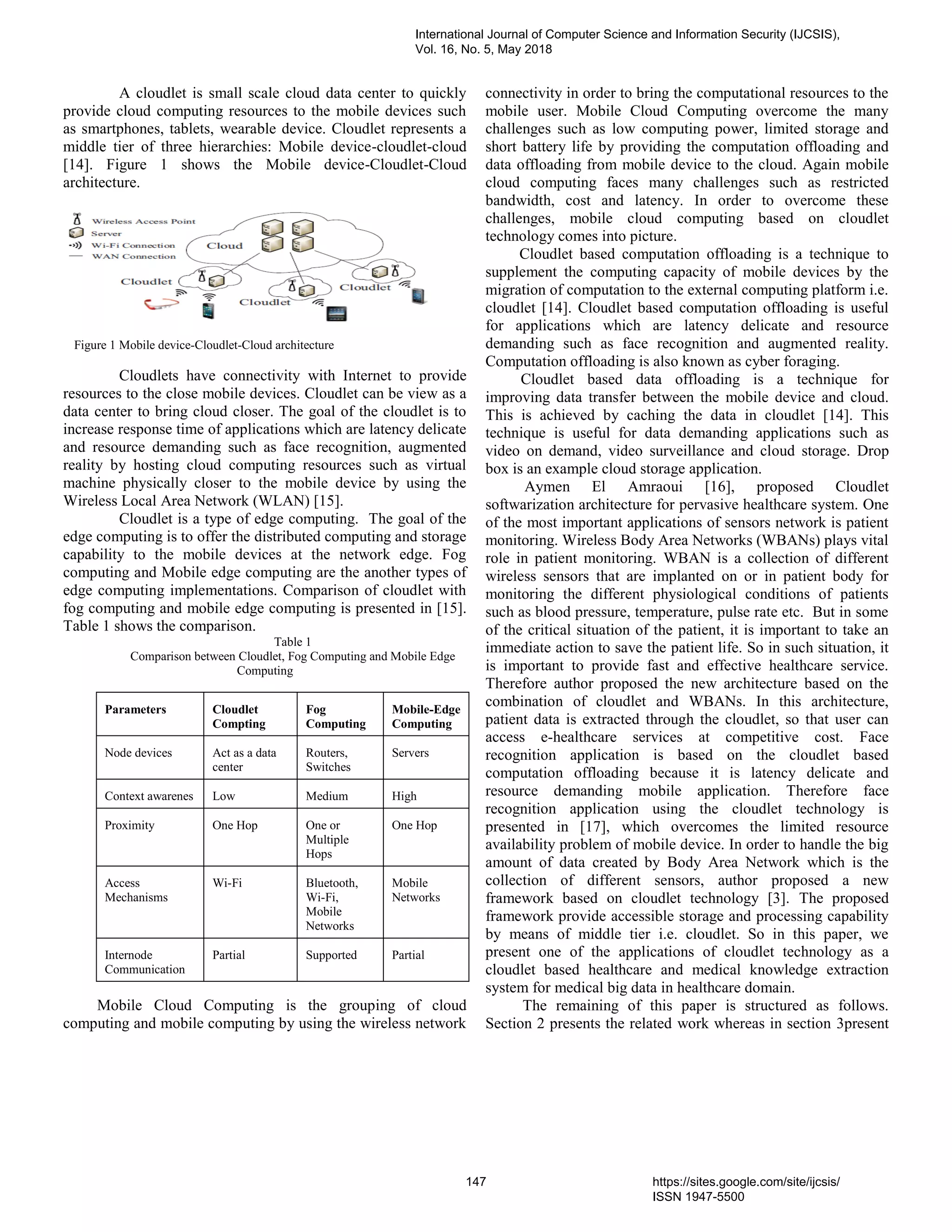 Cloudlet based Healthcare and Medical Knowledge Extraction System for Medical Big Data | PDF