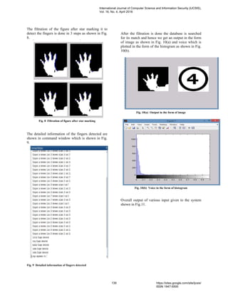 Kinect Sensor based Indian Sign Language Detection with Voice Extraction | PDF