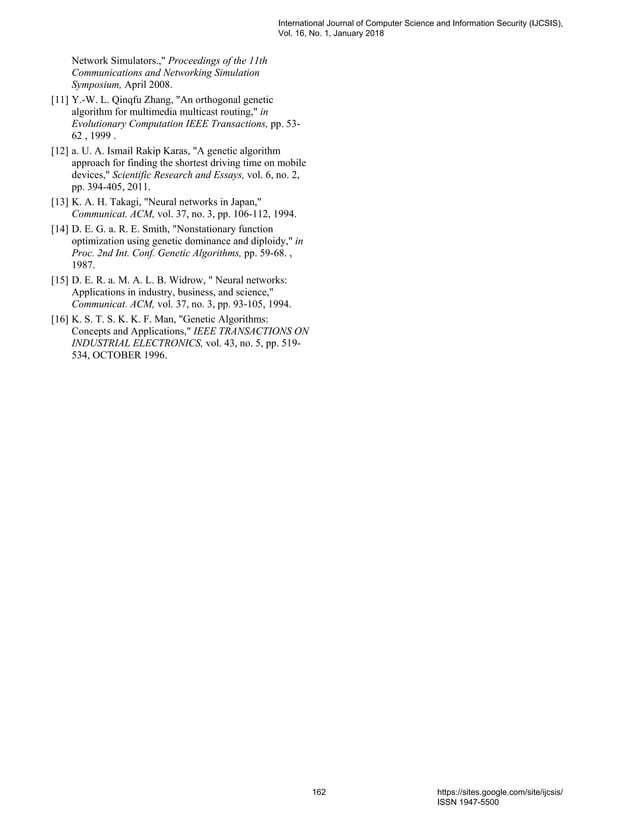 Using Genetic Algorithm For Shortest Path Selection With Real Time