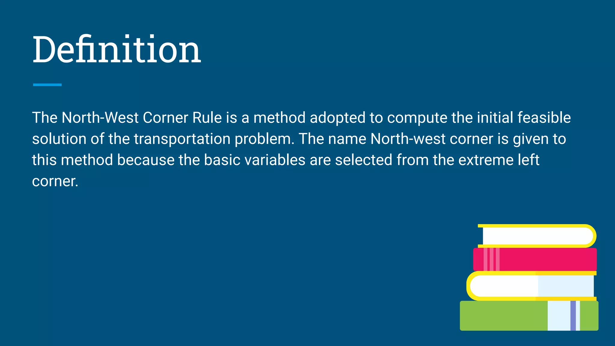NORTH WEST CORNER METHOD | PDF