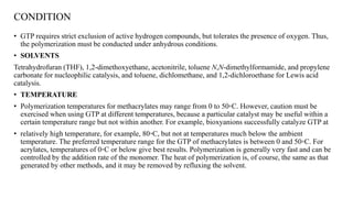 GROUP TRANSFER POLYMERIZATION | PPTX