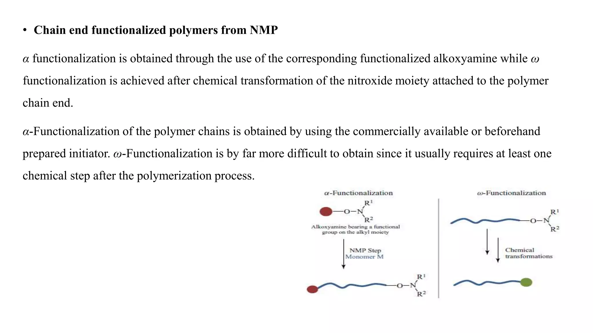 NITROXIDE MEDIATED POLYMERIZATION | PPTX