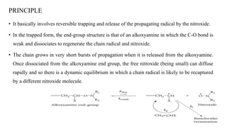 NITROXIDE MEDIATED POLYMERIZATION | PPTX