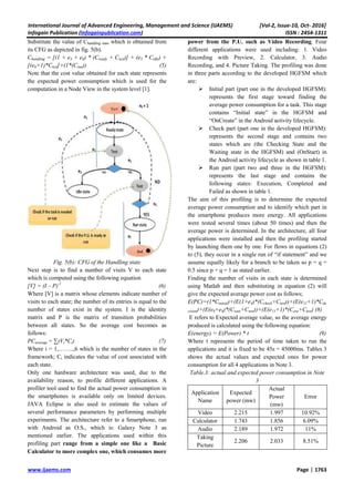 Power Consumption and Energy Estimation in Smartphones | PDF | Computer Software and ...