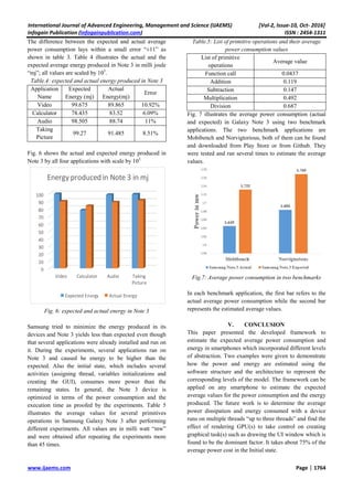 Power Consumption and Energy Estimation in Smartphones | PDF | Computer Software and ...