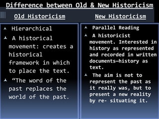 New Historicism | PPTX